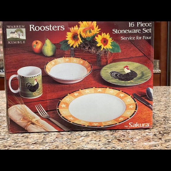 Dining | Brand New Dinner Set With Box And Tag | Poshmark